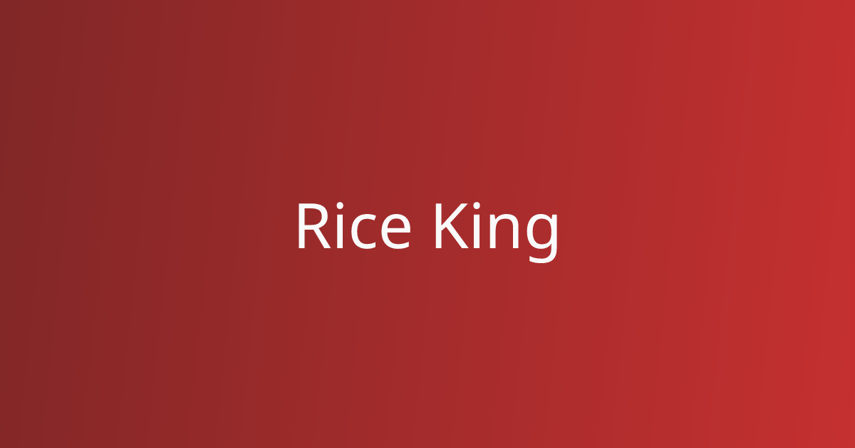 Best Chinese in Midvale, UT | Rice King | Order Online